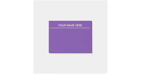 Purple Post It Notes Zazzle