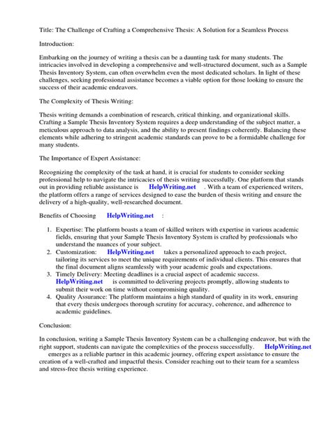 Sample Thesis Inventory System Pdf Inventory Point Of Sale