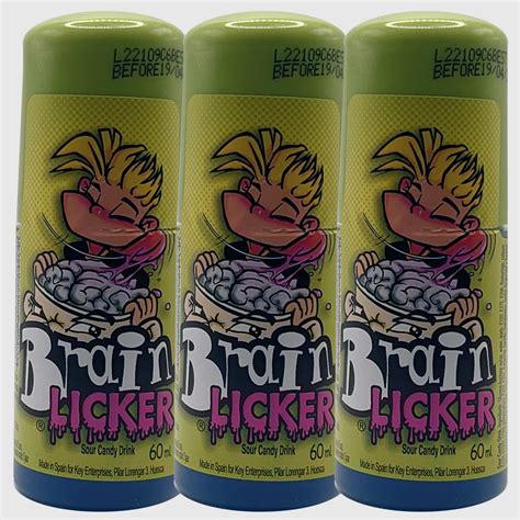 3x Blue Raspberry Brain Licker Sour Candy Buy Now With Express International Delivery