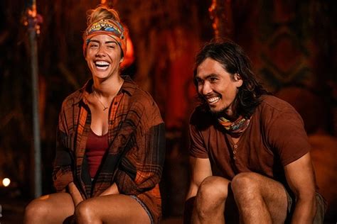 Survivor 45s Dee Valladares Austin Li Coon React To Dating Questions