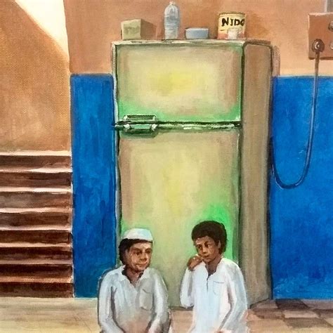 حسن بوجسوم فنان تشكيلي قطري