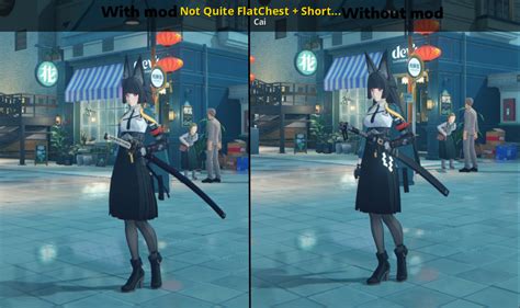 Not Quite Flatchest Shorthair Miyabi Mod For Zenless Zone Zero Zzz Mods