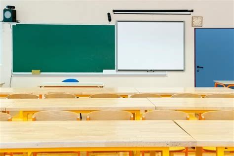 Premium Photo Empty Classroom Class Room Of A School Without Student