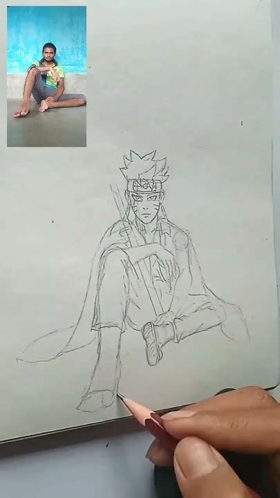 Cool Boruto Pose Drawing Anime Art Manga Youtube