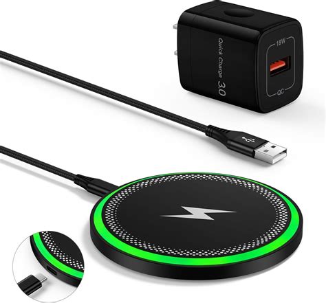 15w Wireless Charger Fast Charging Pad For Motorola Moto G
