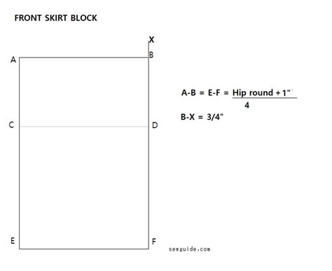 Make Your Own Skirt Block Sewguide