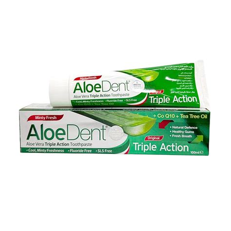 Buy Aloe Dent Toothpaste Triple Action 100 Ml Online At Best Price In