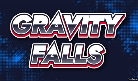 Gravity Falls Text Effect And Logo Design Cartoon