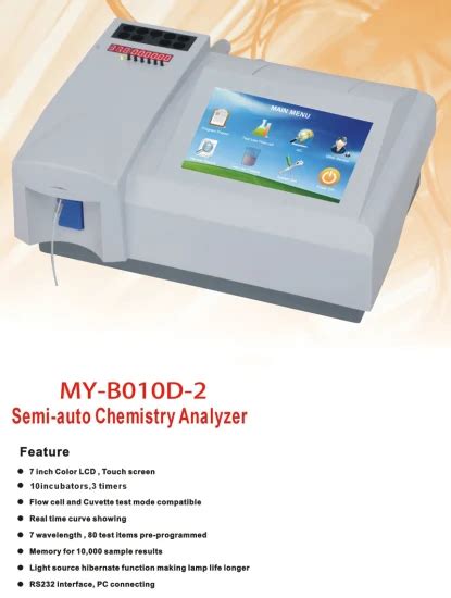 Medical Device Clinical Analysis Biochemistry Analyzer Instrument