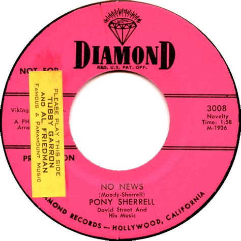 45cat Pony Sherrell No News Hey Angelino Diamond Hollywood