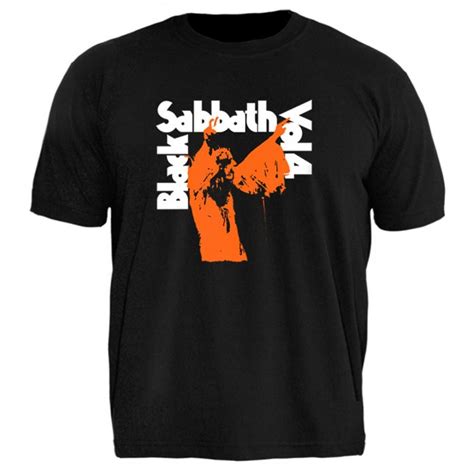 Camiseta Black Sabbath Vol 4 Stamp Exg Back In Black