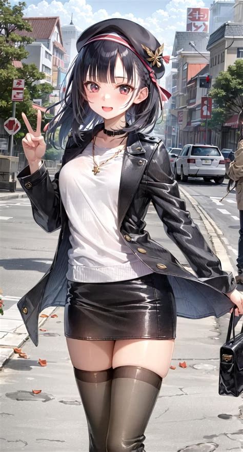 Strolling Through Town R Winterwaifus