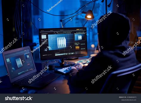 Cybercrime Hacking Technology Concept Female Programmer Stock Photo 2196804473 Shutterstock