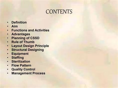 Central Sterile Supply Department Cssd Pptx