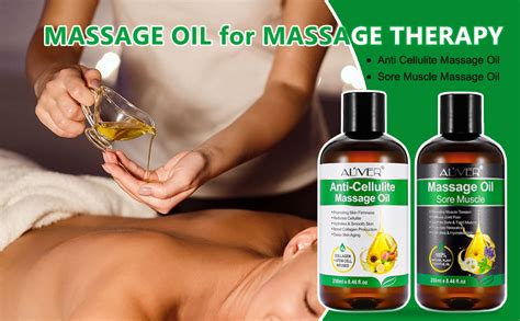 Sore Muscle Massage Oil Natural Therapy Oil With Arnica