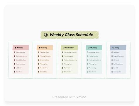Empty Class Schedule Template Employee Weekly Schedule Download