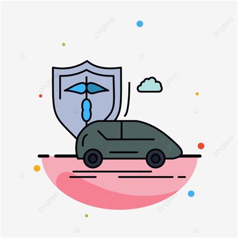 Assure Vector Design Images Car Assurance Background Black Business