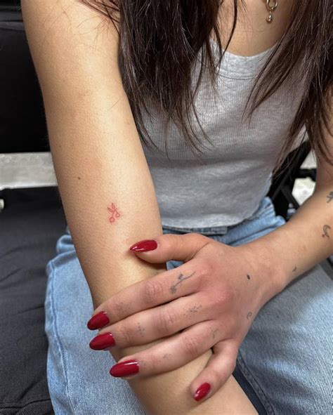 Small Red Ink Tattoos Small Red Ink Tattoo Tattoo