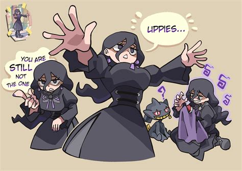 Hex Maniac Banette And Hex Maniac Pokemon And 1 More Drawn By Notus