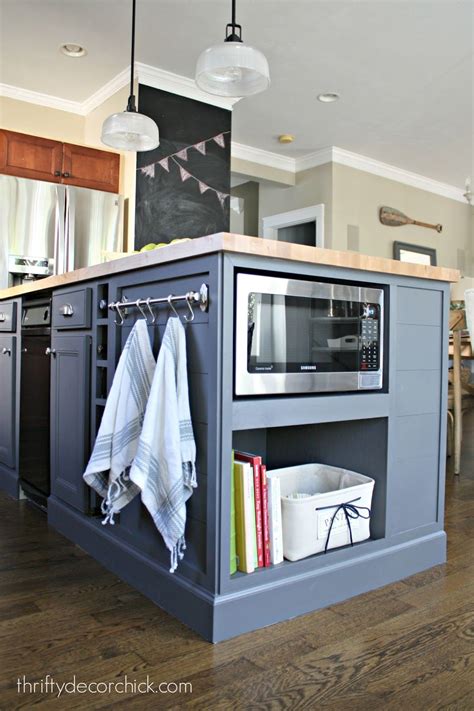 Microwave In The Island Finally Kitchens Ikea Bar And House