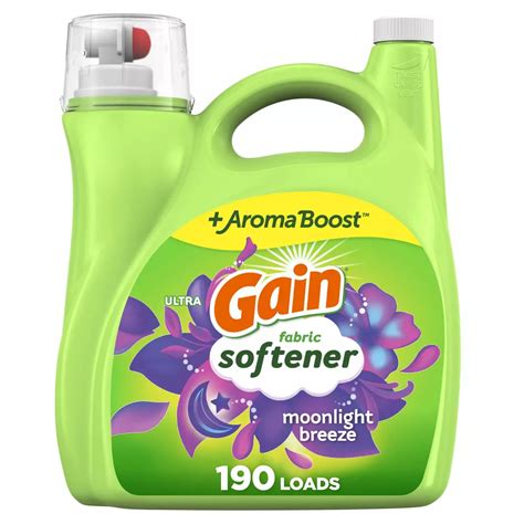 Gain Ultra Liquid Fabric Softener 190 Loads Moonlight Breeze Shop