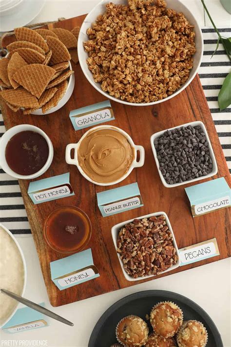 Yogurt Bar Yogurt Toppings Ideas Pretty Providence