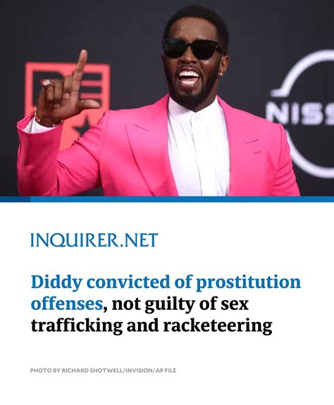 Sean Diddy” Combs Was Convicted Of Prostitution Related Offenses But Acquitted
