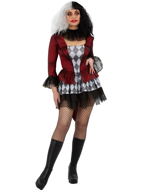 Evil Jester Costume Scary Jester Costume Outfit Tiktok