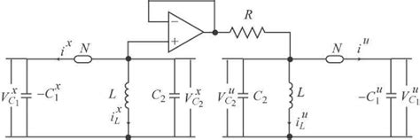 Circuit Realization Of Two Unidirectionally Coupled Chuas Oscillators Download Scientific Diagram
