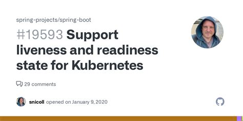 Support Liveness And Readiness State For Kubernetes · Issue 19593