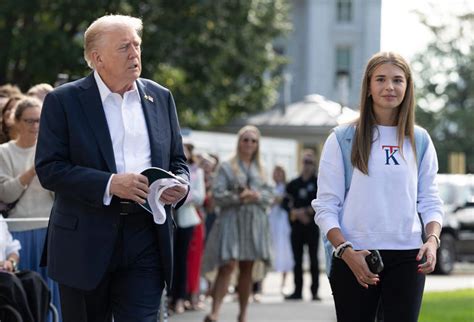 Kai Trump Wears New Clothing Line To Ryder Cup Alongside Her