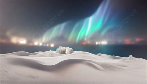 White Aurora Borealis