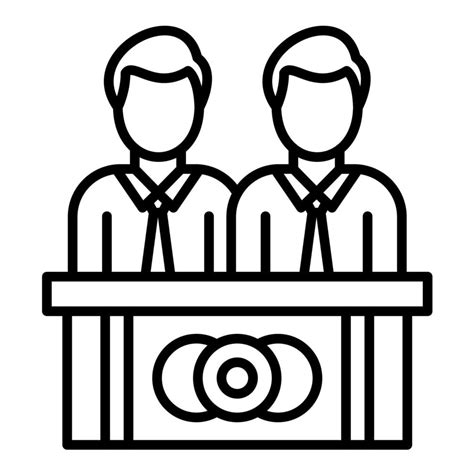 Icono De Línea De Comité 14728543 Vector En Vecteezy