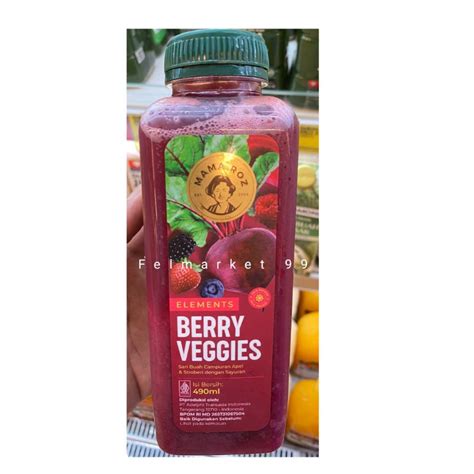 Jual Mama Roz Juice Berry Veggies Jus Buah Campur Sayuran 490 Ml