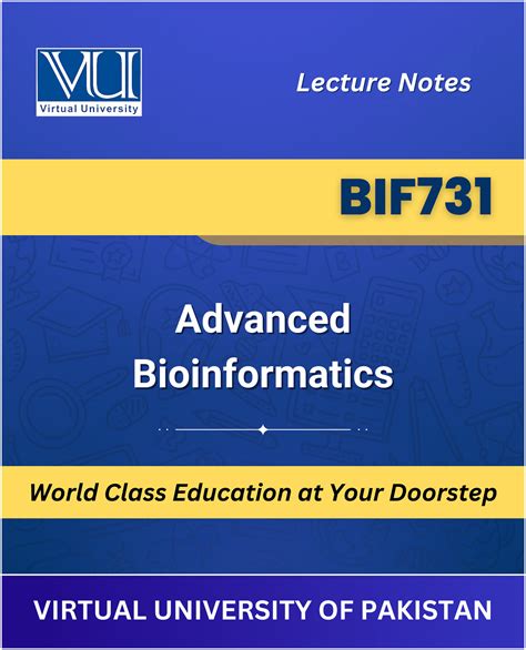 Bif731 Advanced Bioinformatics Book