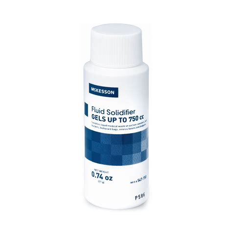 Fluid Solidifier Mckesson 750 Cc Screw Top Bottle 21 Gram Medex Supply