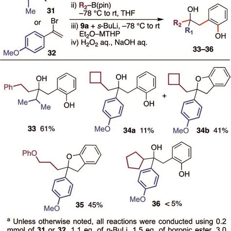 A Annulative Coupling Using Boronic Esters Possessing Internal