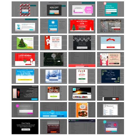 Wordpress Popup Plugin Preset Templates Ultimate Wordpress Plugins By