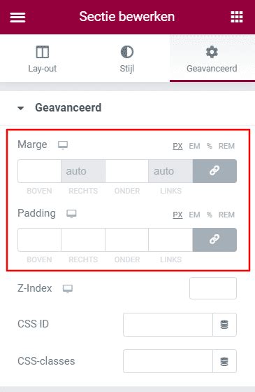 Wat Is Het Verschil Tussen PX EM REM VW En VH In Elementor Websitetoday