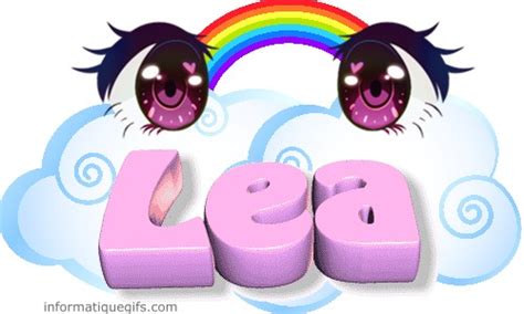  Lea S Prenom Lea En Ecriture 3d Et Prenom Animes