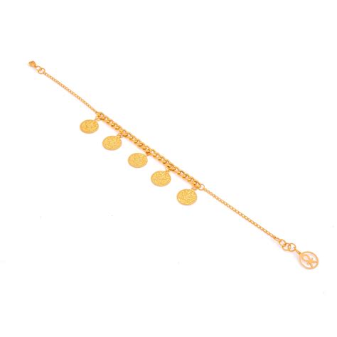 إنسيال العملات الفاخر Luxurious Coins Bracelet Master Gold Egypt