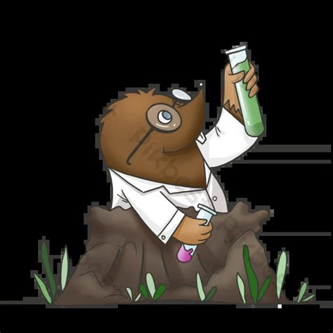 Cartoon Chemistry Mole Mole Day Png Vector Psd And Clipart With