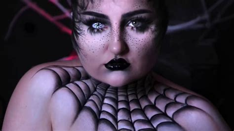 Spider Queen Halloween Costume Makeup Tutoriual Rawbeautykristi