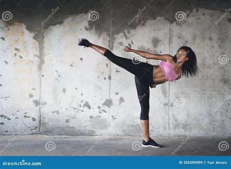 Kick Legs And Woman In Gym For Fitness Workout And Exercise For