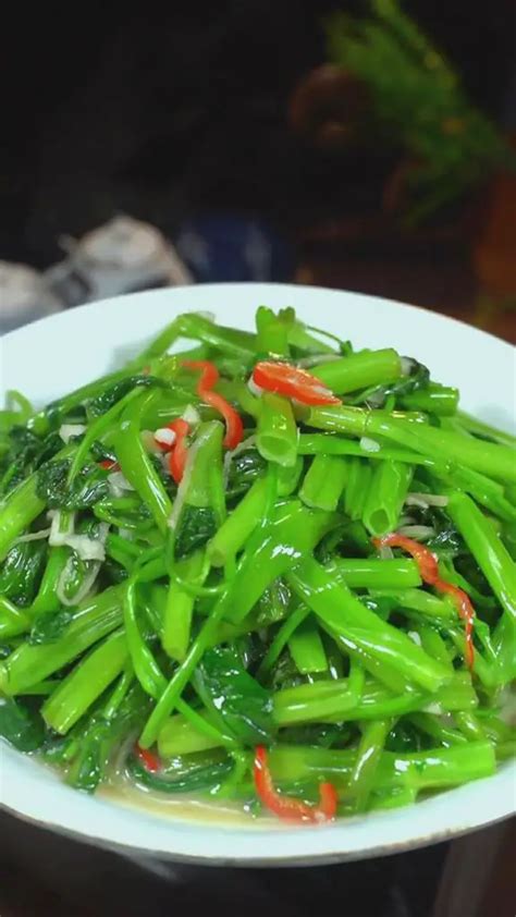 Water Spinach Stir Fry With Fermented Bean Curd Kitchen Misadventures