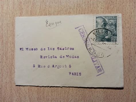 Lettre Avec Censure Militaire D Espagne Eur 700 Picclick Fr
