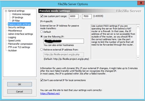 Firewall Filezilla Server Refusing Connection 425 Error Super User