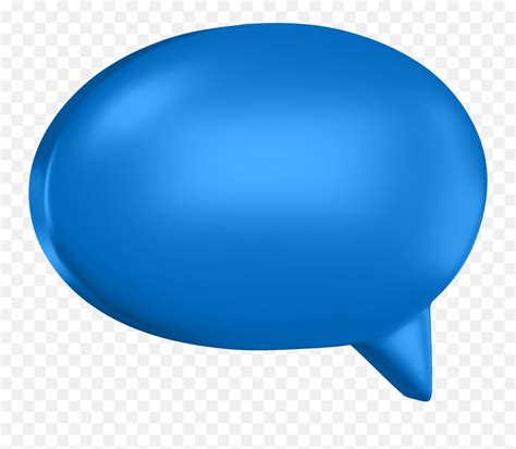 Blue Speech Bubble Clipart Emoji Speech Balloon Emoji Free
