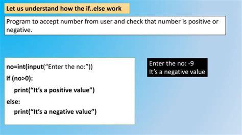 Flowofcontrol Ifelse Python Ppt