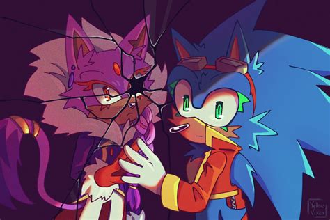 Eggy Au Sonic And Blaze By Yellowvixen On Deviantart